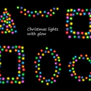 Christmas Lights Clipart, Christmas Lights Clip Art, String of ...