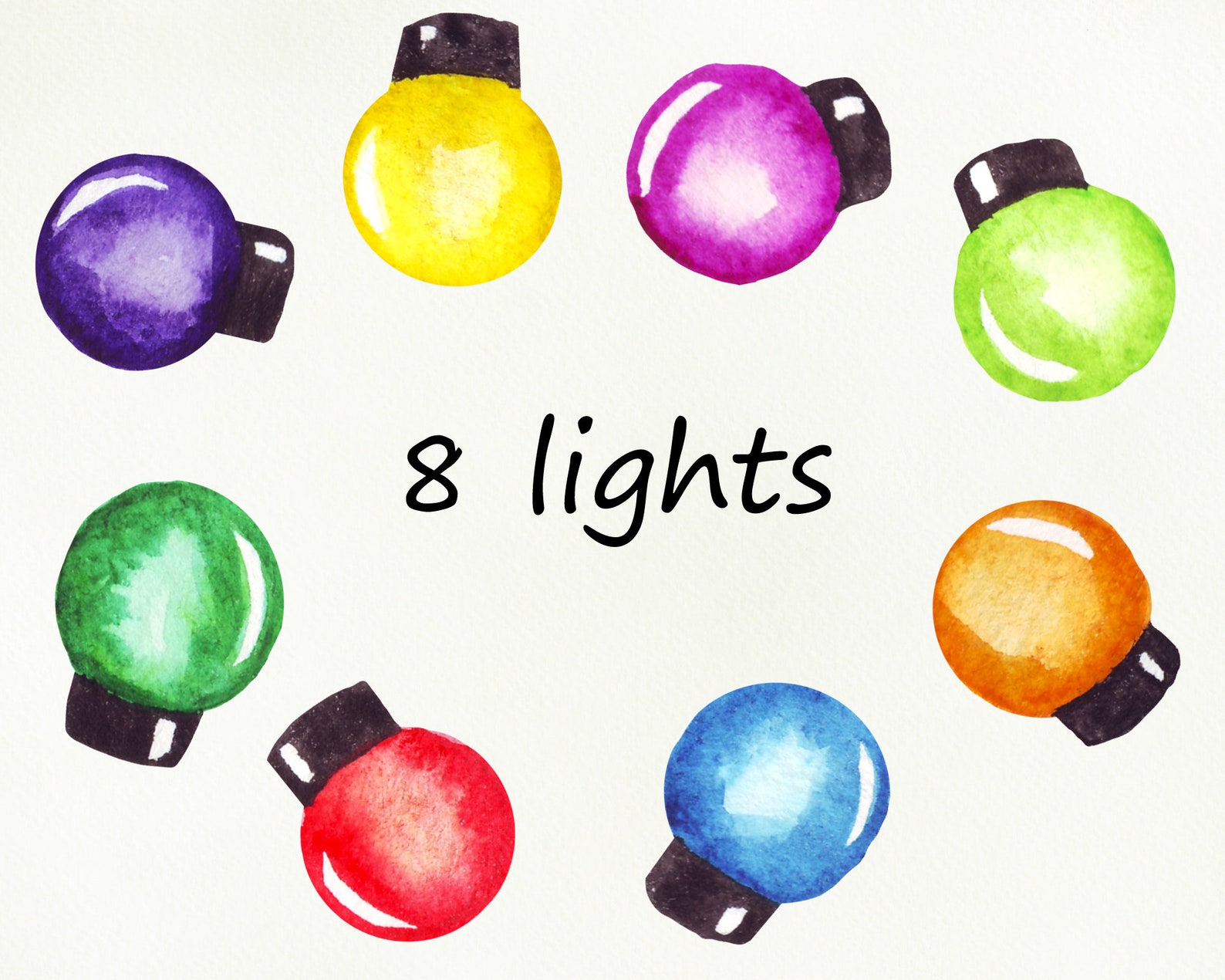 Christmas Lights Clipart, Christmas Lights Clip Art, String of ...