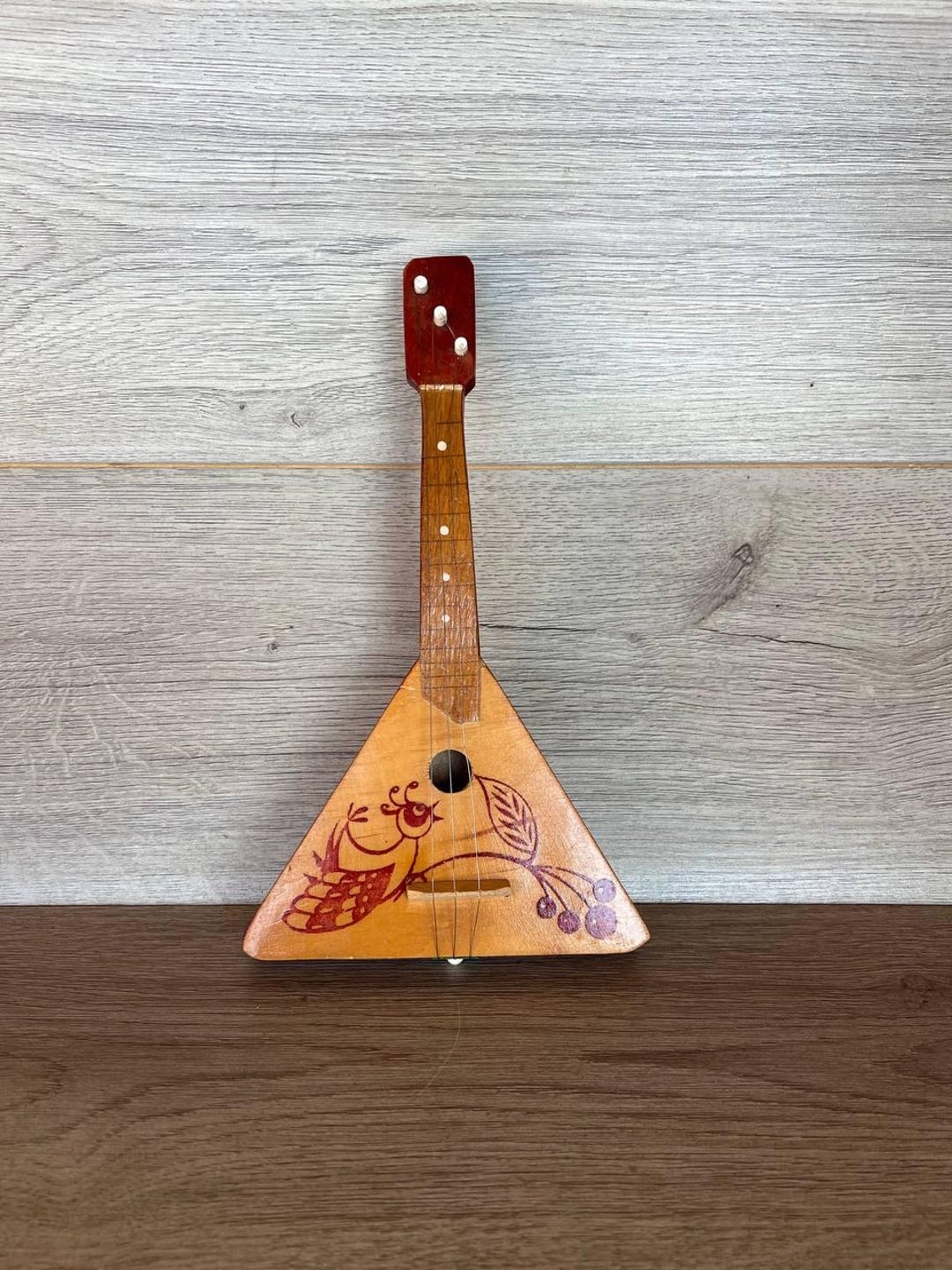 Vintage Children's Toy Balalaika Wooden Toy Stringed Instrument Child's ...