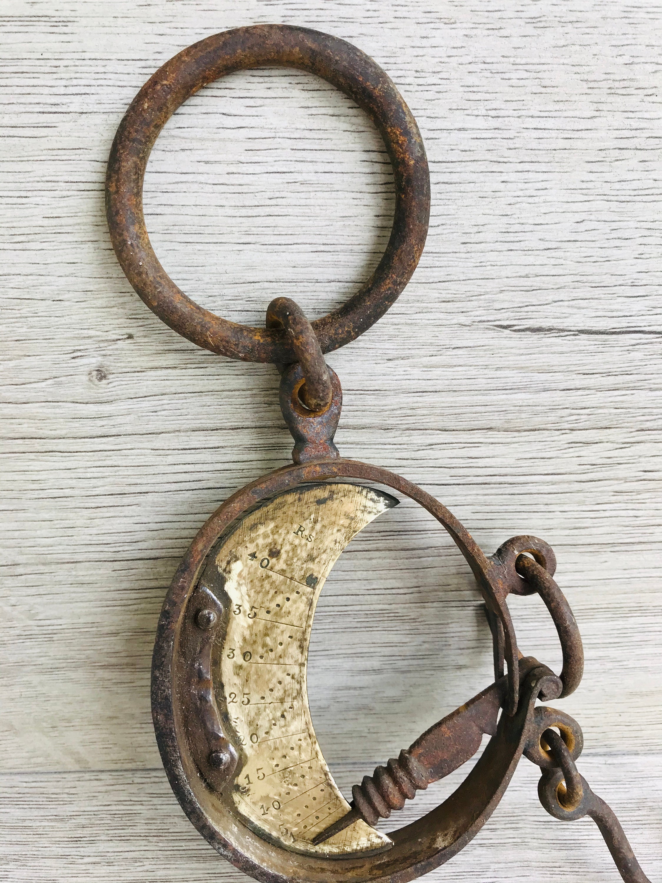 Rare Vintage Pocket Balance Collector's Metal Scales Antique Scales Old ...