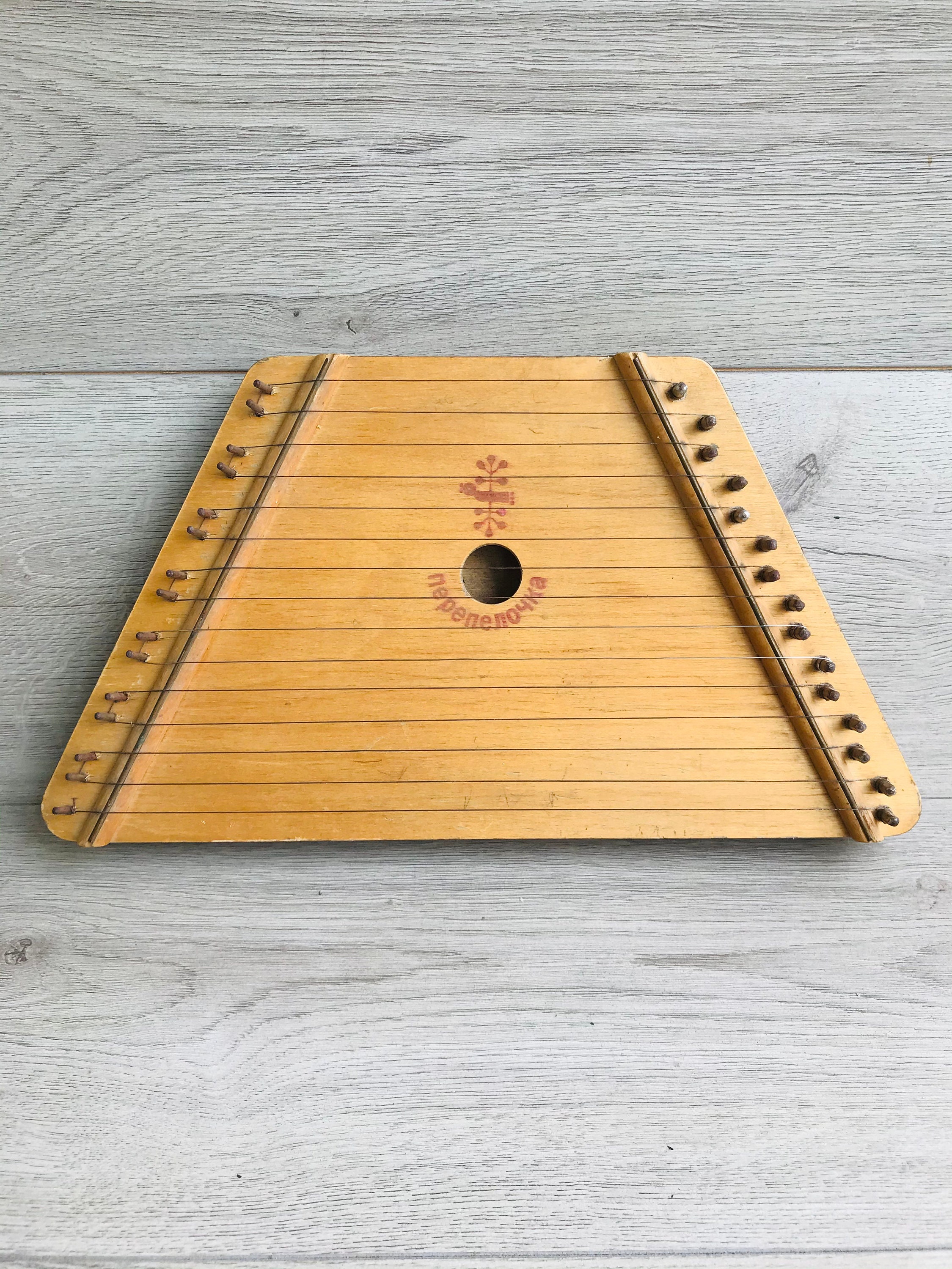 Instrumento musical vintage gusli Solar Psaltery Niños cítara | Etsy