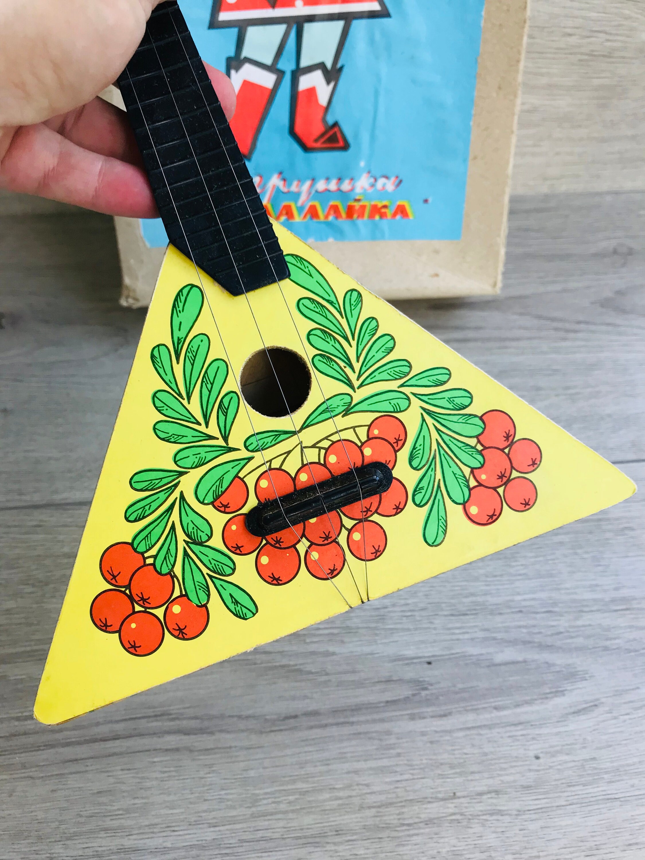 Vintage Children's Toy Balalaika Wooden Toy Stringed | Etsy