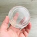 Vintage Small Plexiglass Box With Lid Round Clear Plastic Box - Etsy