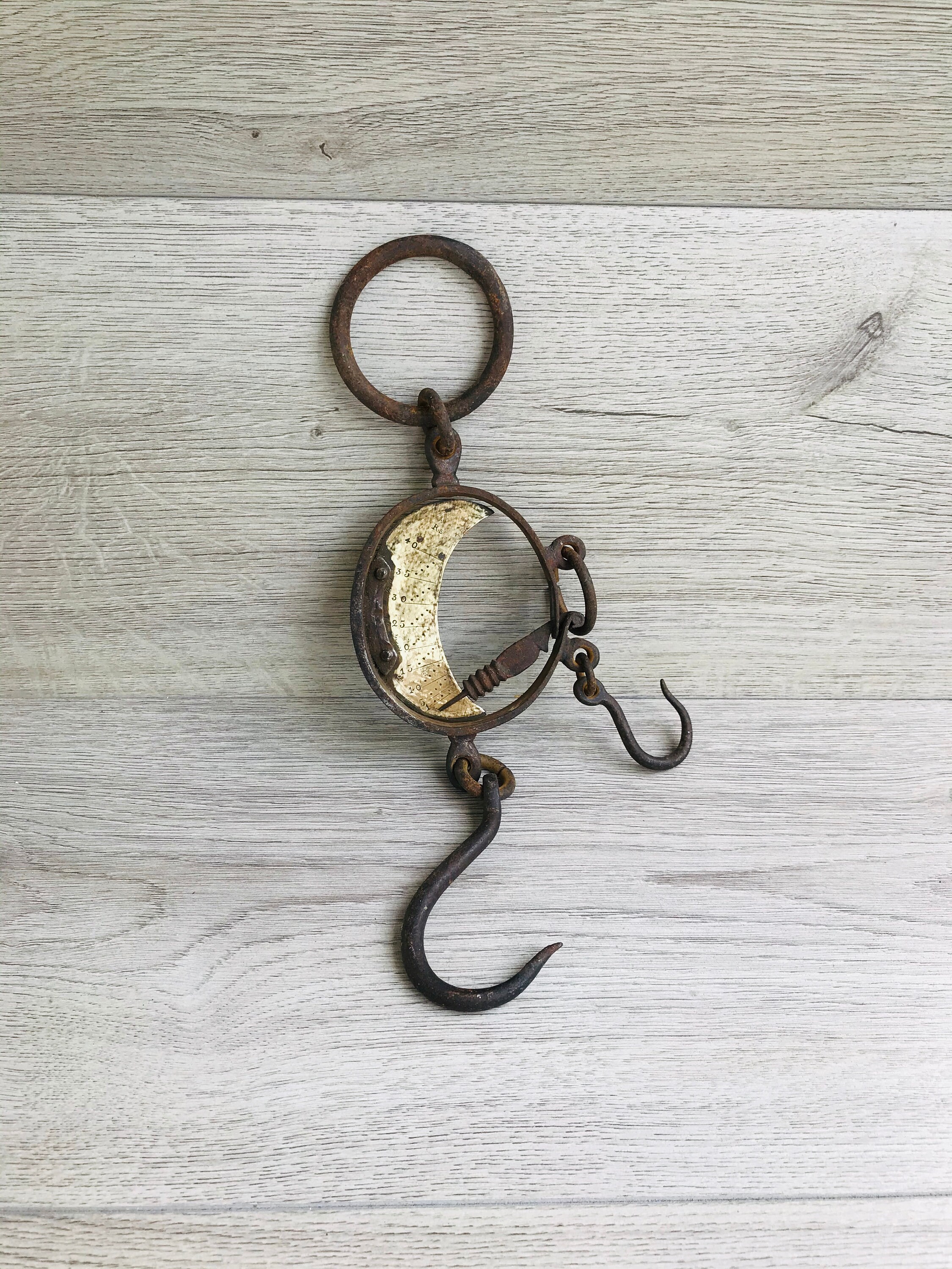 Rare Vintage Pocket Balance Collector's Metal Scales Antique Scales Old ...