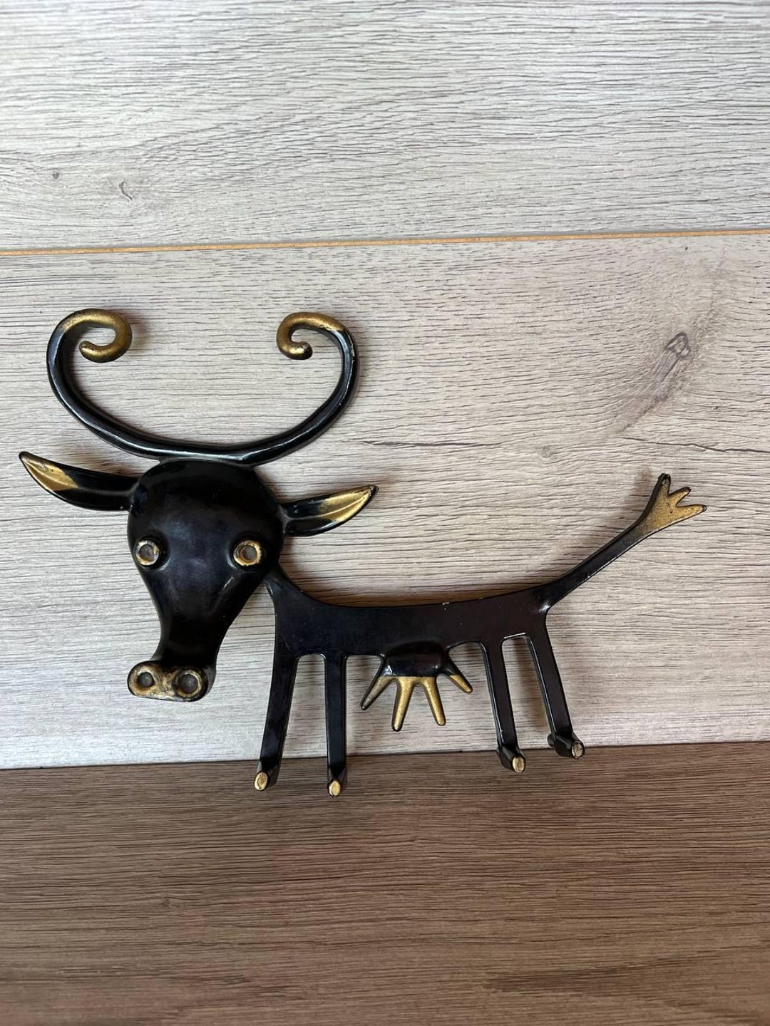 Vintage Cow Coat Rack: Farmhouse Entryway Decor, Mudroom Hooks - Etsy