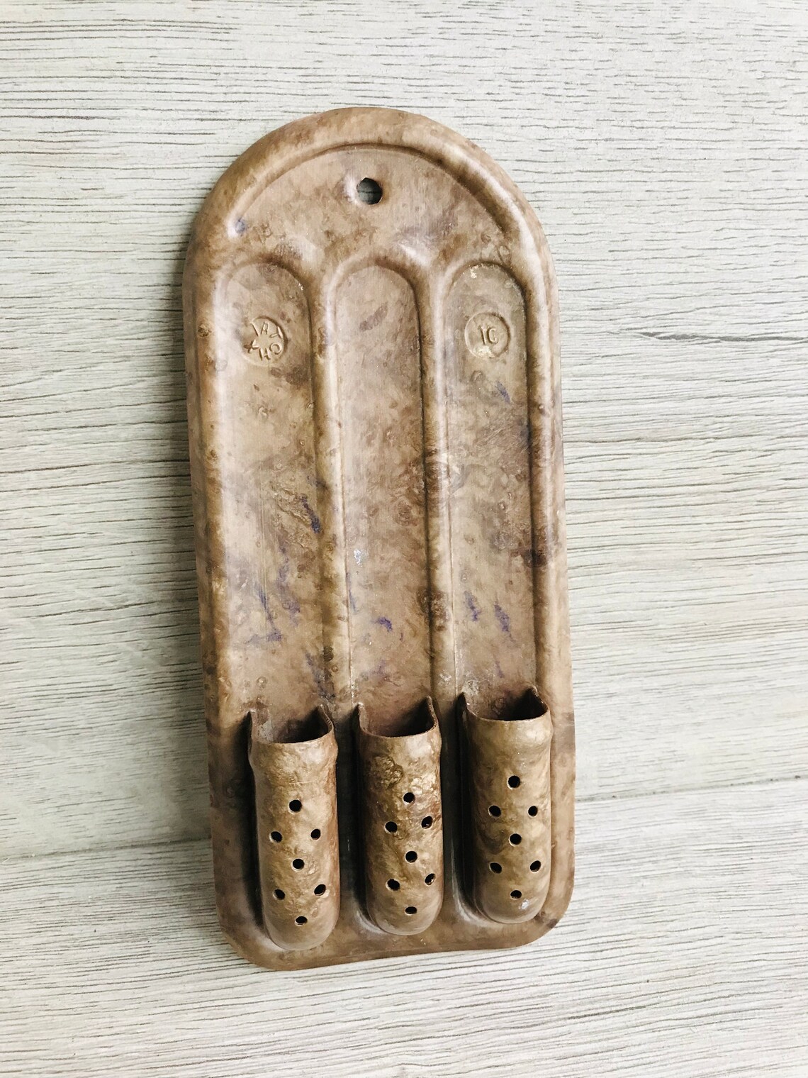 Vintage Brown Plastic Toothbrush Holder: Wall Mounted Bathroom Decor - Etsy