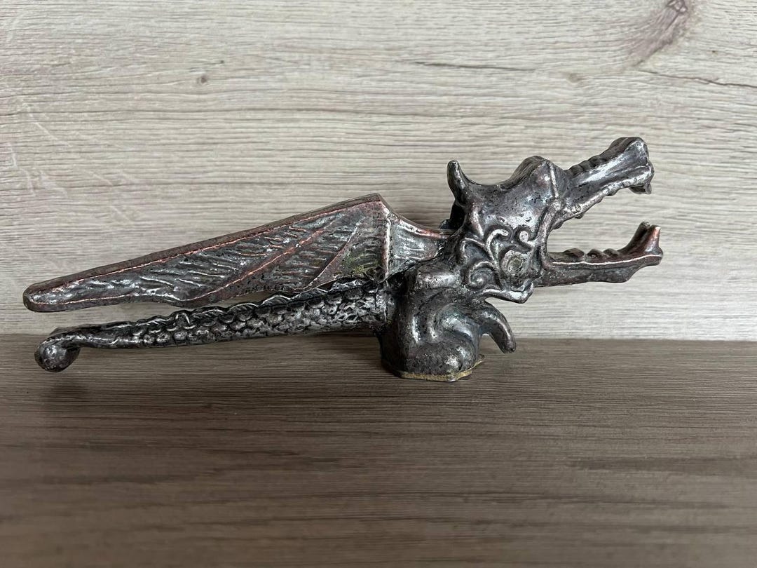 Vintage Dragon Nut Cracker Soviet Metal Nutcracker Dragon Antique Metal ...