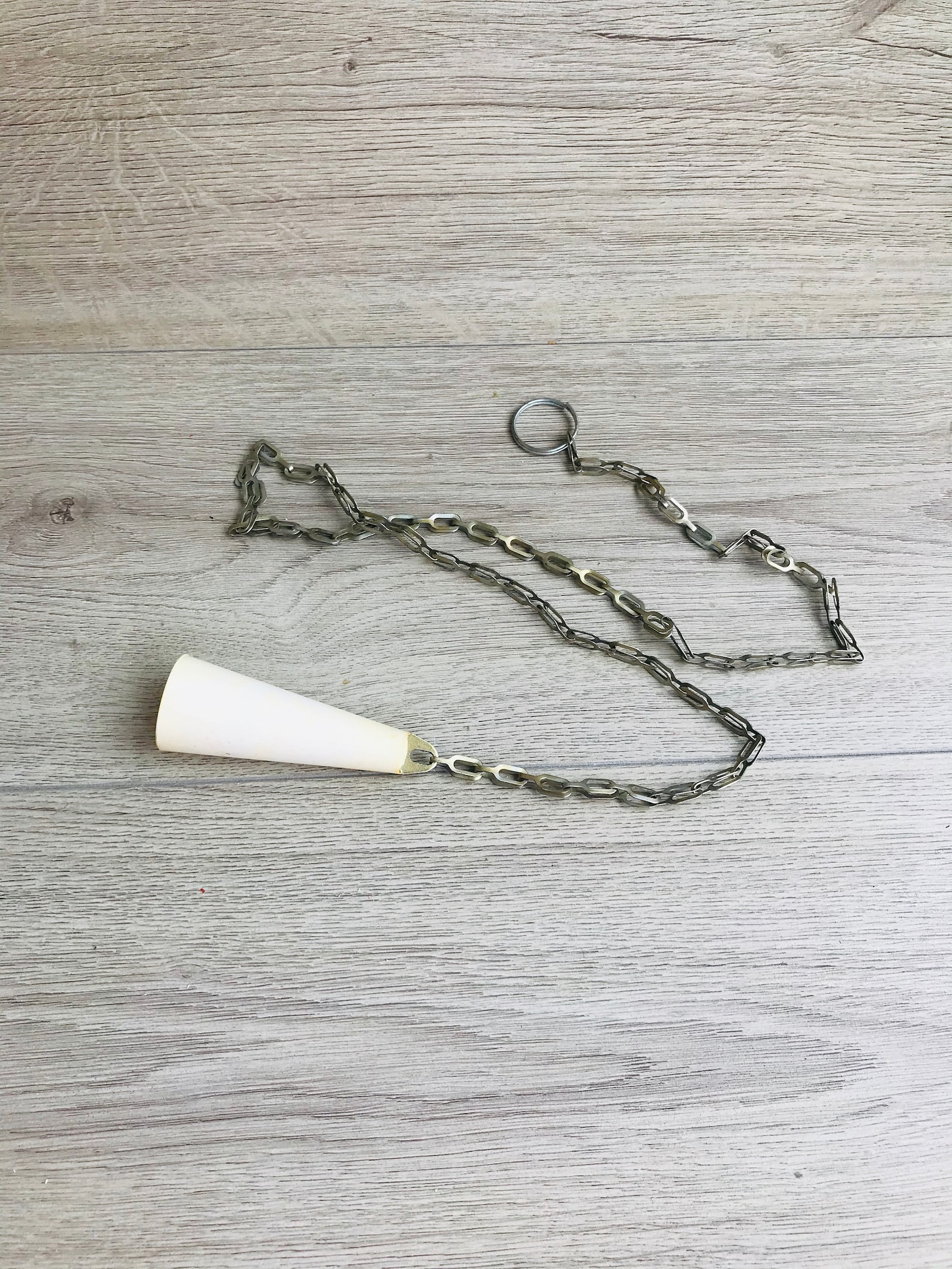 Vintage Plastic Toilet Chain Pull Plastic Toilet Pull Cistern Chain ...