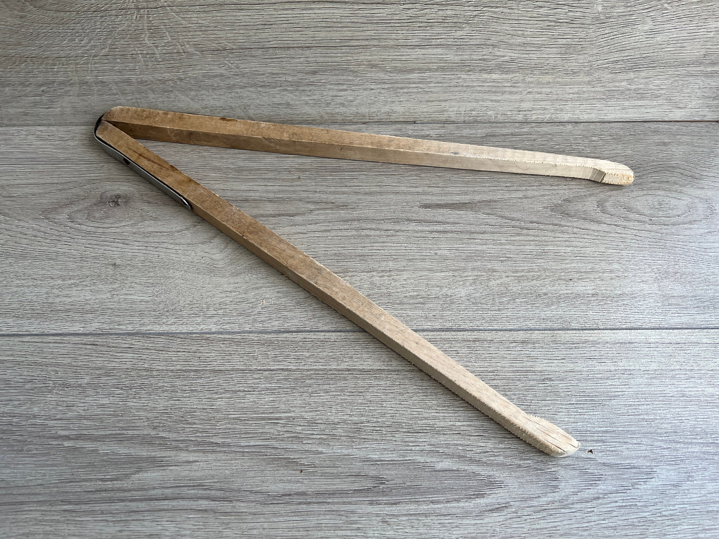 Vintage Laundry Wooden Tongs Primitive Washing Tongs Rustic Laundry ...