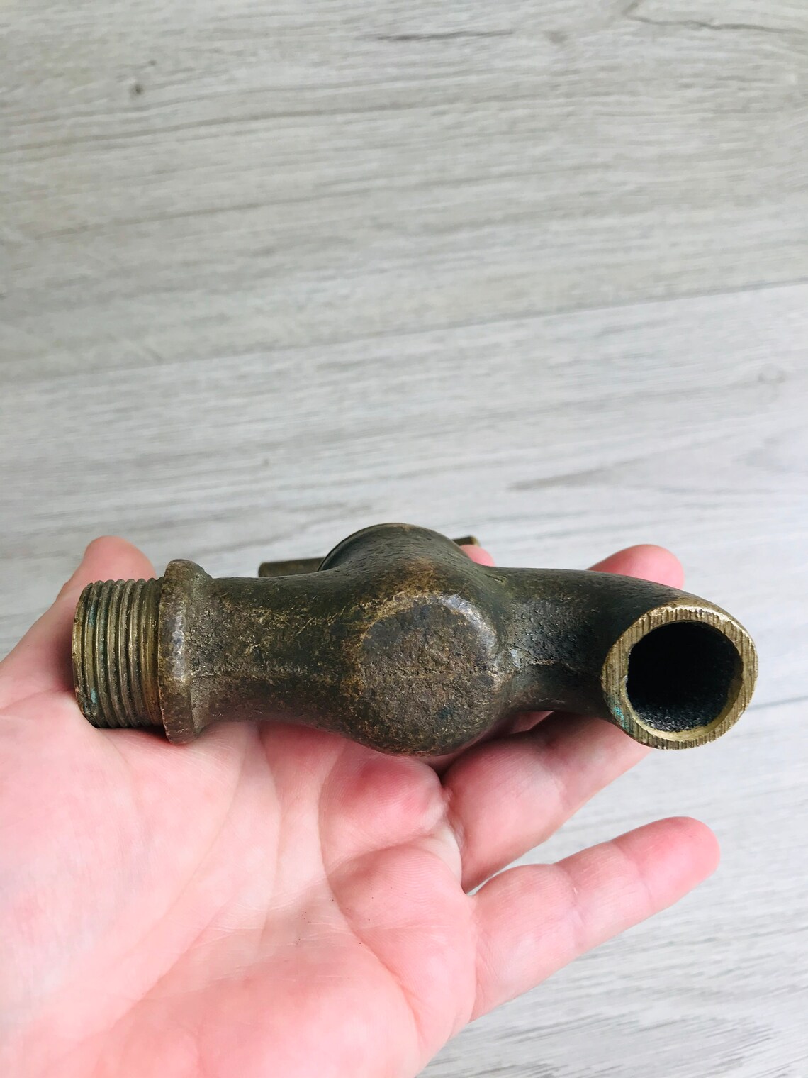 Vintage Brass Wine Barrel Faucet Tap Antique Spigot Key | Etsy