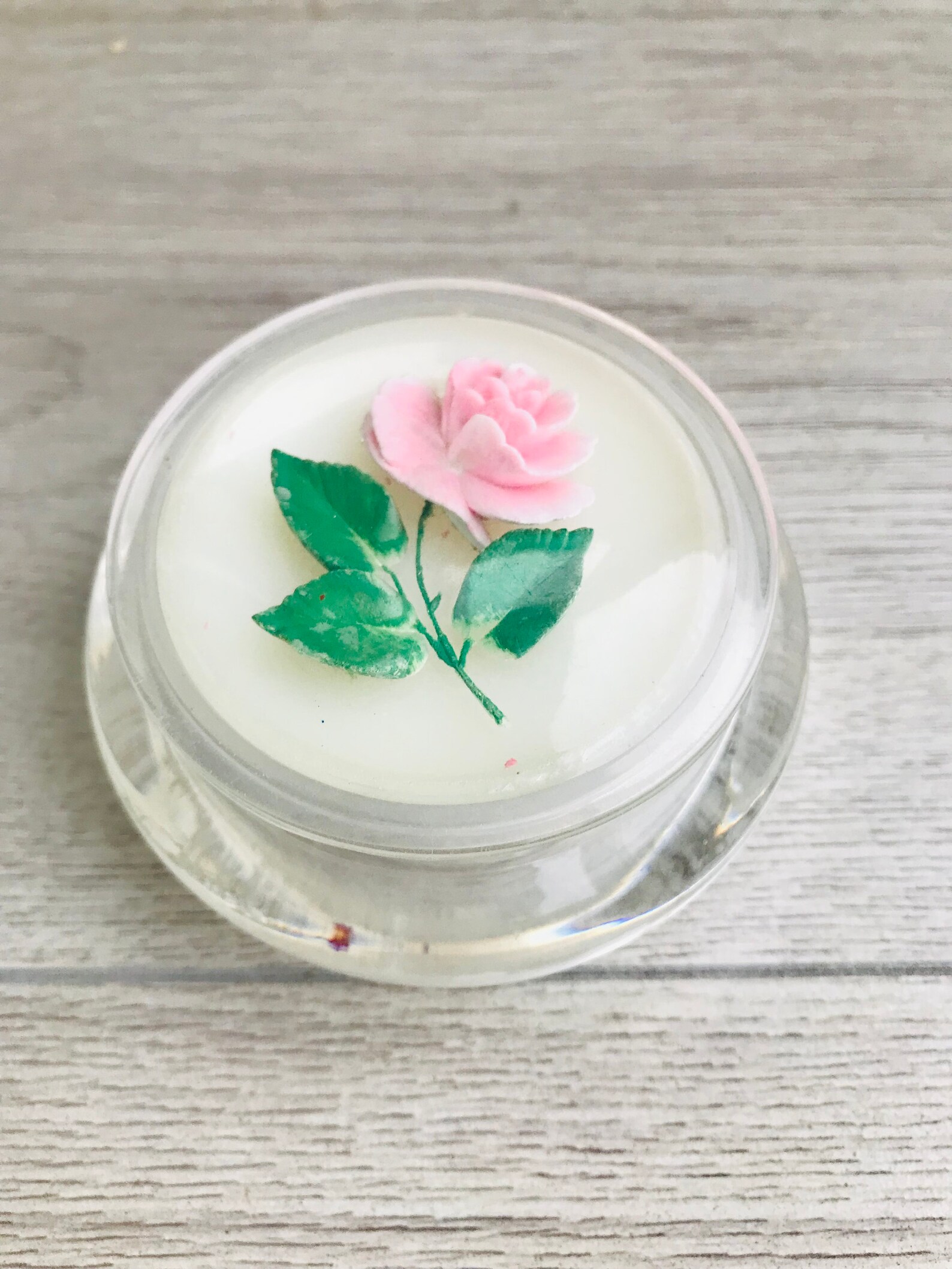 Vintage Small Plexiglass Box With Lid Round Clear Plastic Box - Etsy