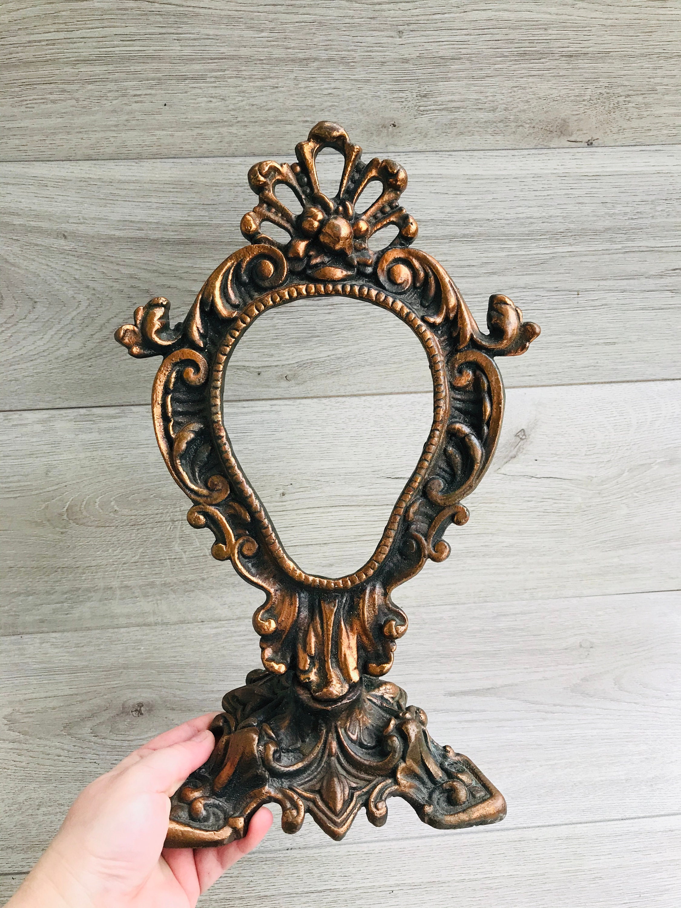 Vintage frame for photo Mirror frame Picture frame Tabletop | Etsy