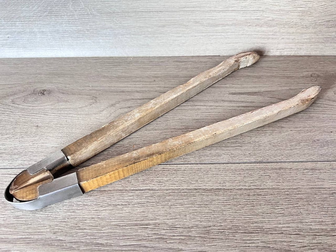 Vintage Laundry Wooden Tongs Primitive Washing Tongs Rustic Laundry ...