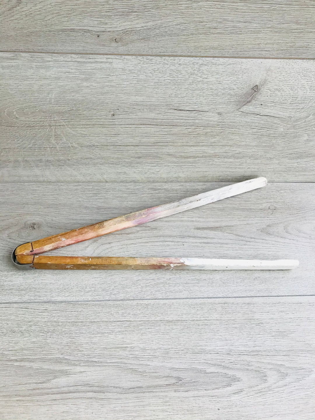 Vintage Laundry Wooden Tongs Primitive Washing Tongs Rustic Laundry ...