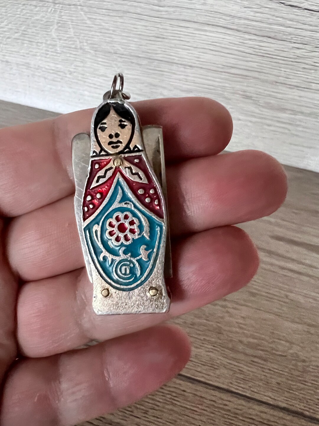 Vintage Matryoshka Keychain: Miniature Manicure Travel Set - Etsy