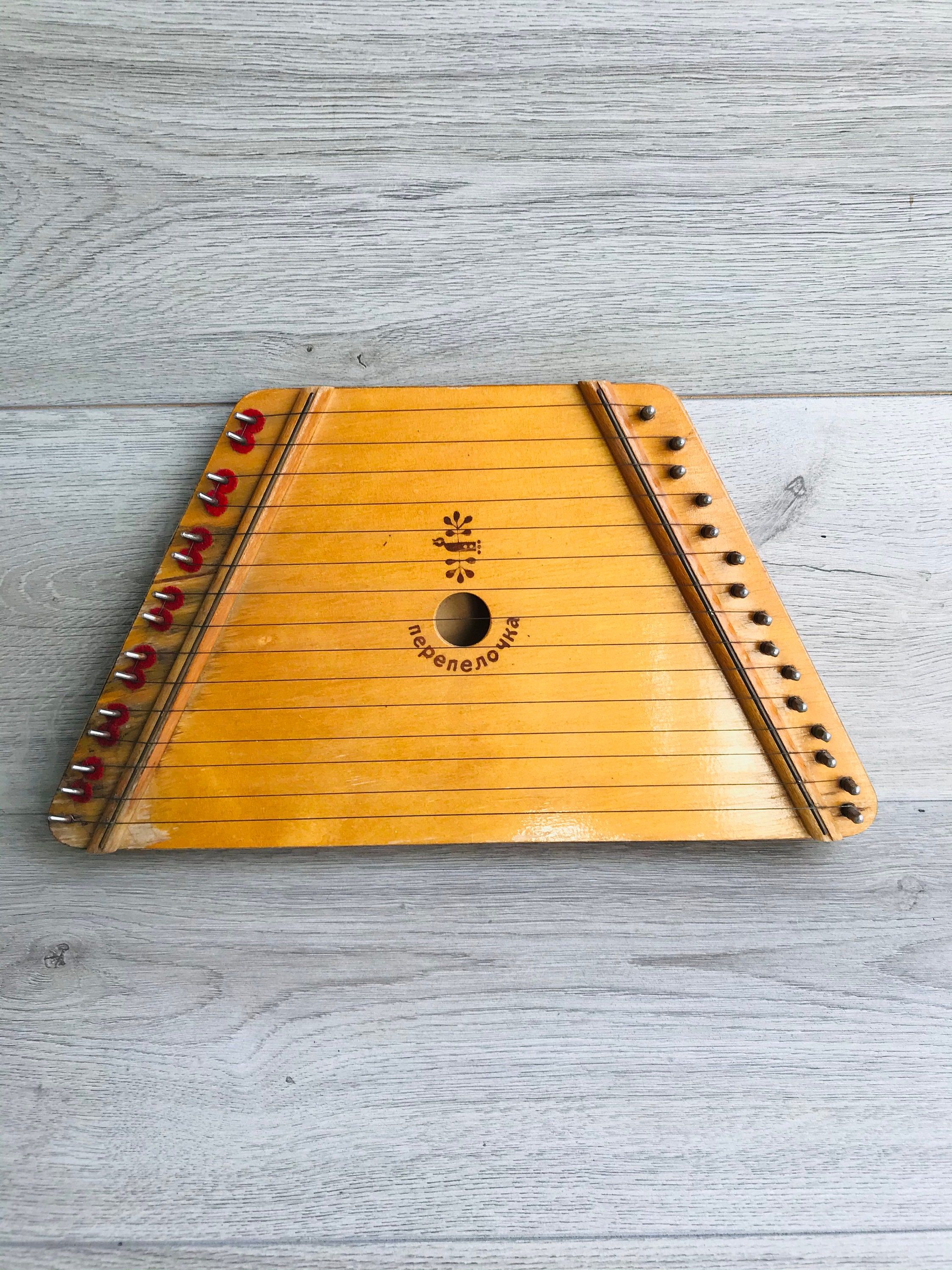 Vintage musical instrument gusli Solar Psaltery Children | Etsy