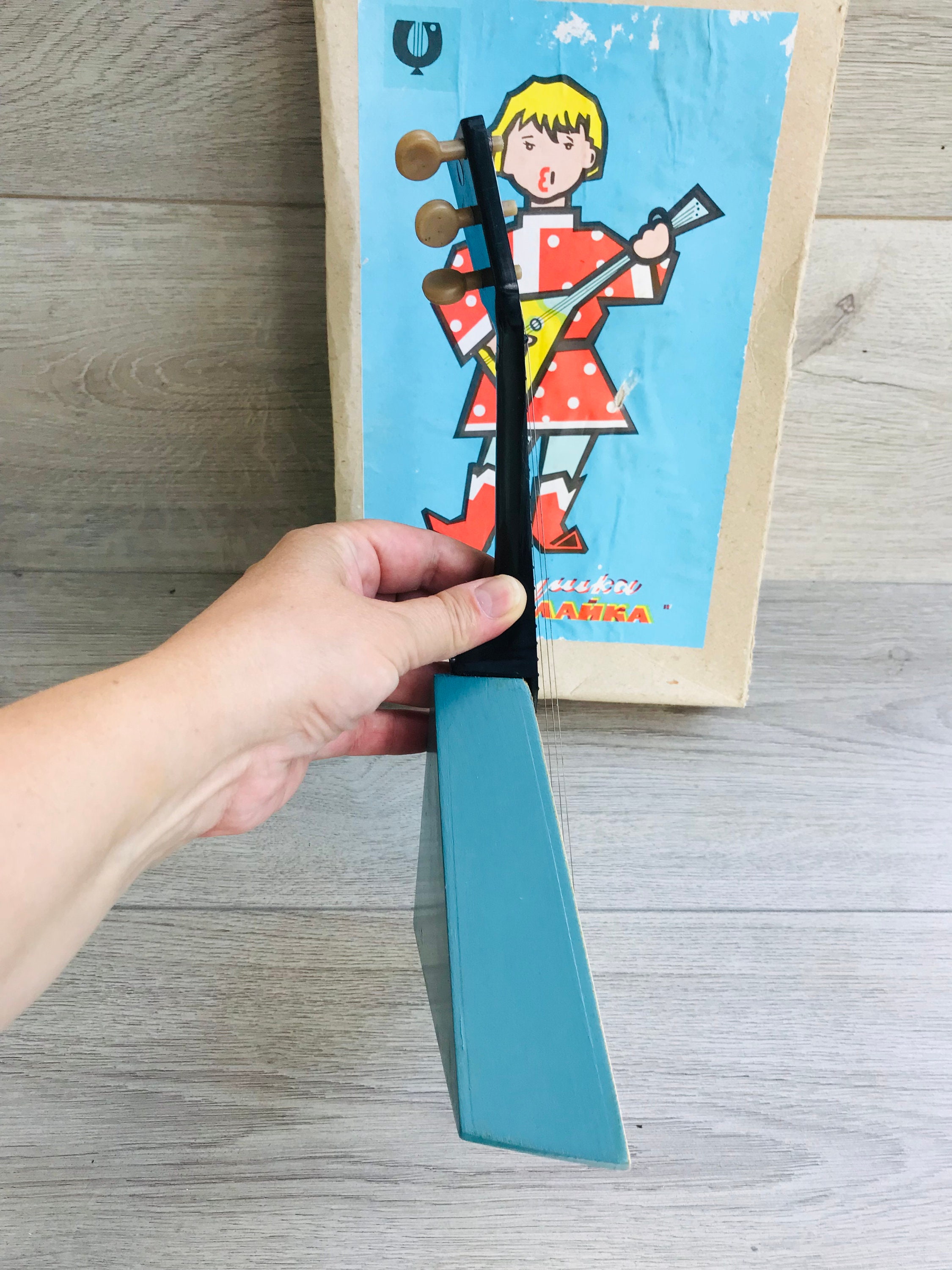 Vintage Children's Toy Balalaika Wooden Toy Stringed | Etsy