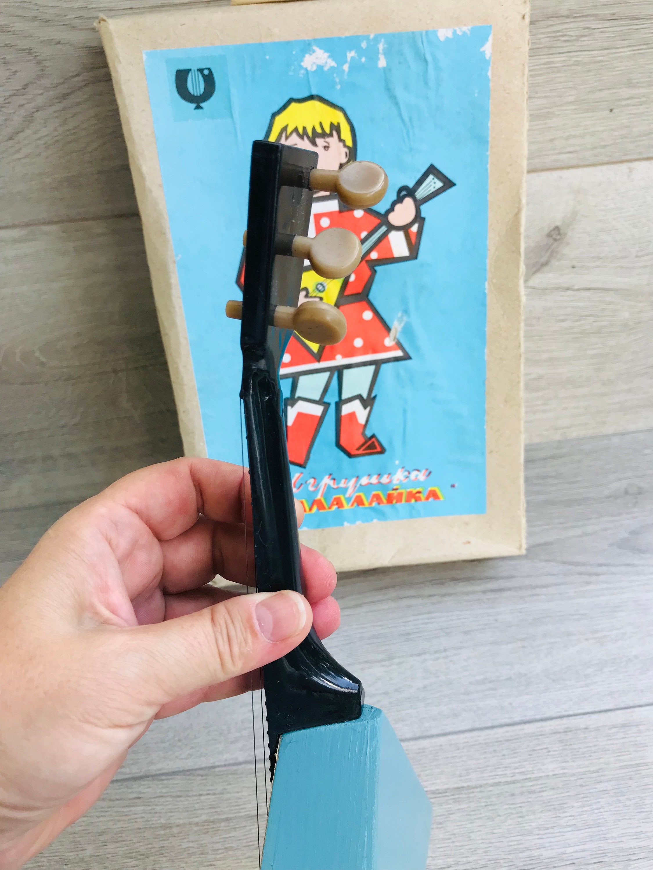 Vintage Children's Toy Balalaika Wooden Toy Stringed | Etsy