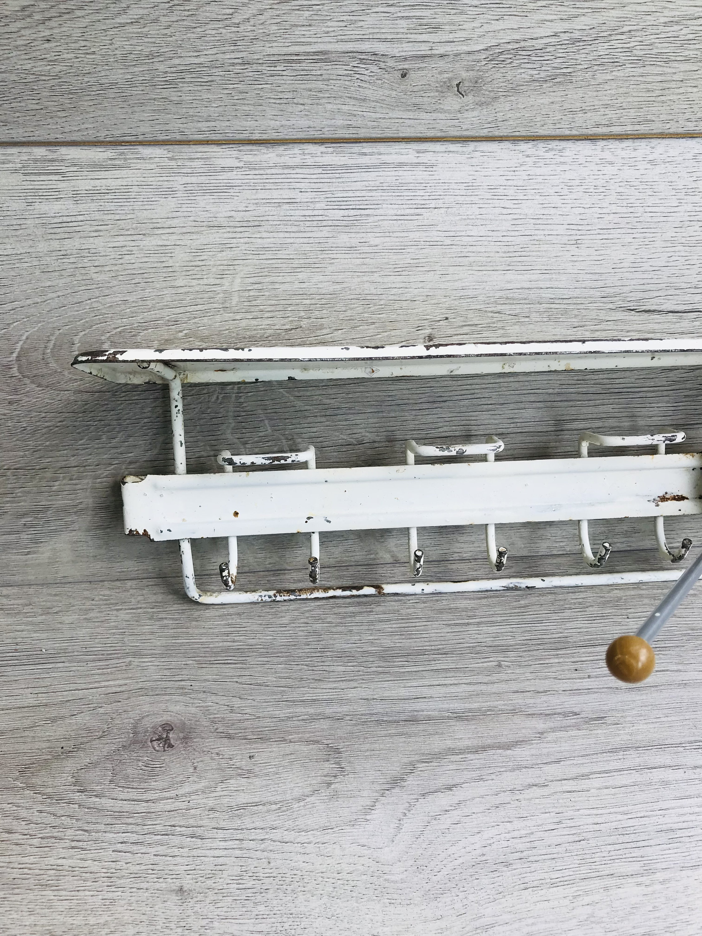 Vintage Metal Shelf Soviet Modern Coat Rack From 1970s - Etsy