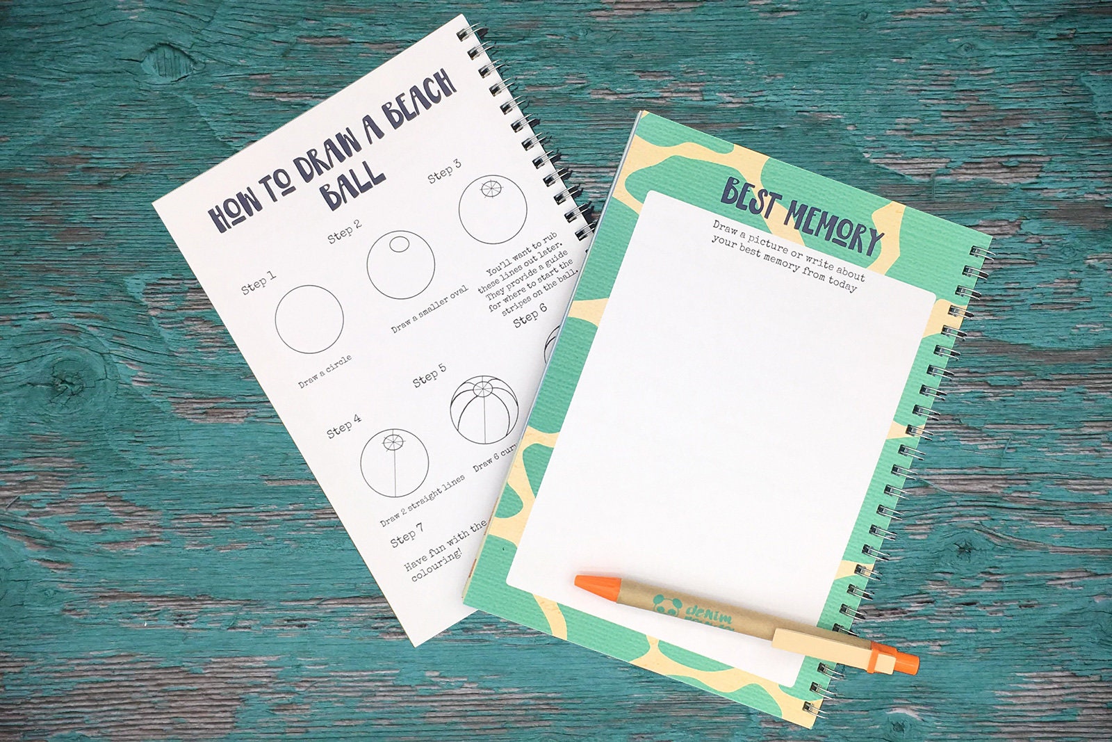 7 Day Kids Travel Activity Journal, Beach Holiday Travel Journal ...