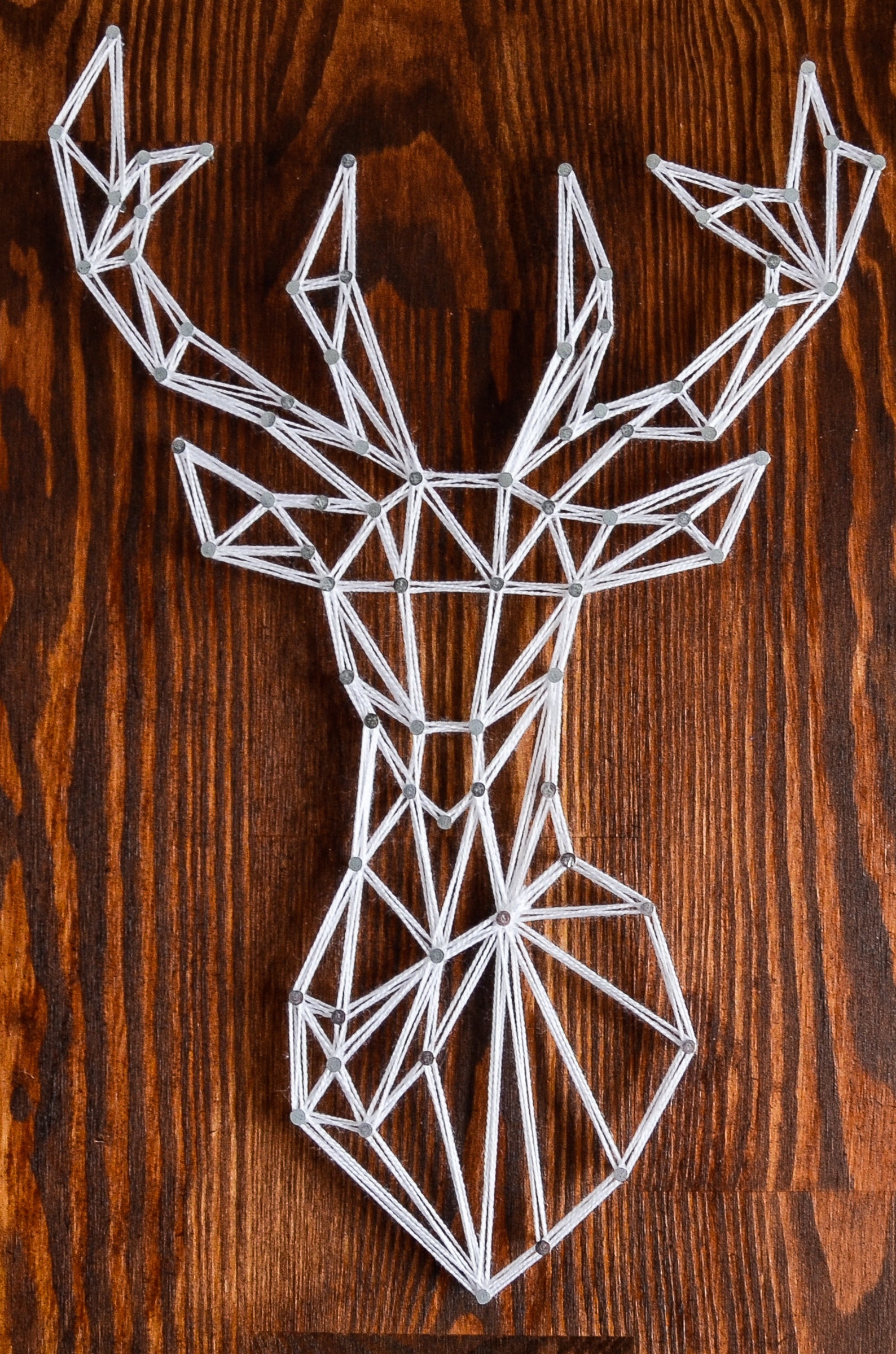 Nordic Deer String Art Hanging Wooden Wall Art Deer Head - Etsy