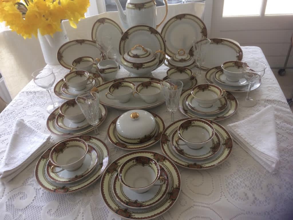 Victoria Bone China 35 Pieces Breakfast Service Wedding Gift - Etsy