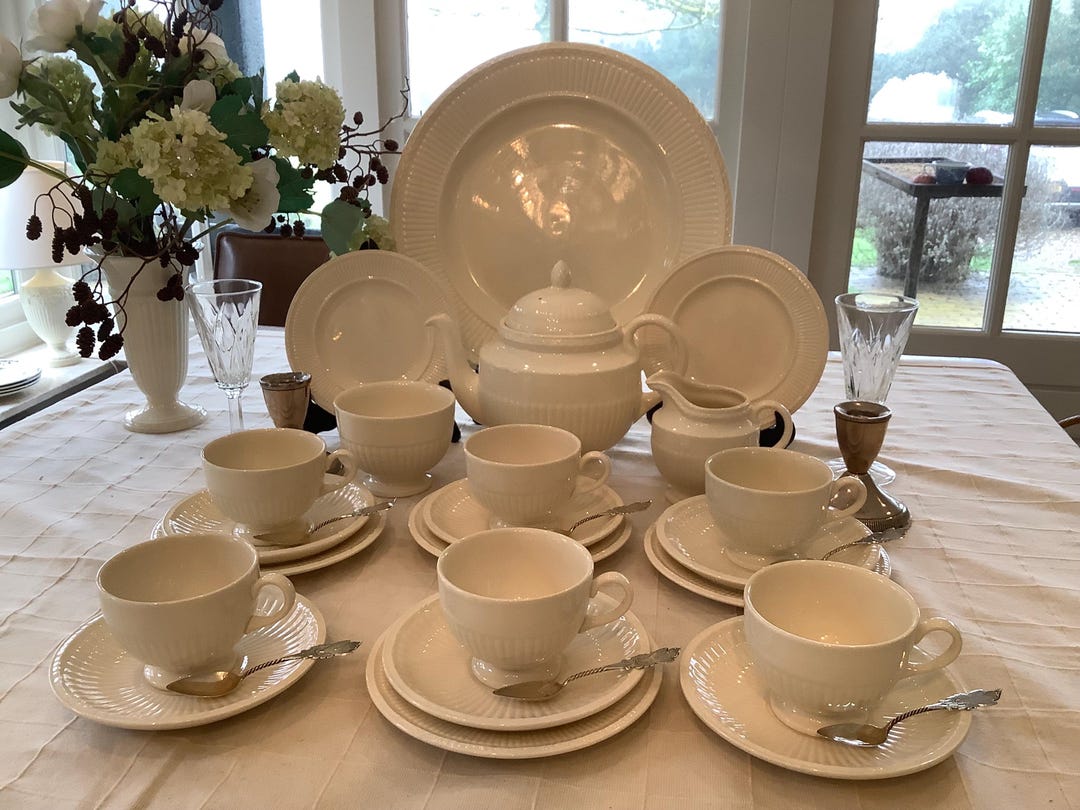 Wedgwood Edme Tea Service for 6 Place Settings, Wedding Gift, Bridal ...