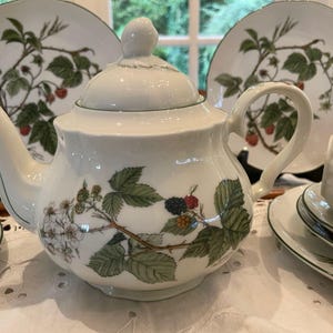 Seltmann Weiden Marie-luise Waldbeere Porcelain Tea and Pastry Service ...