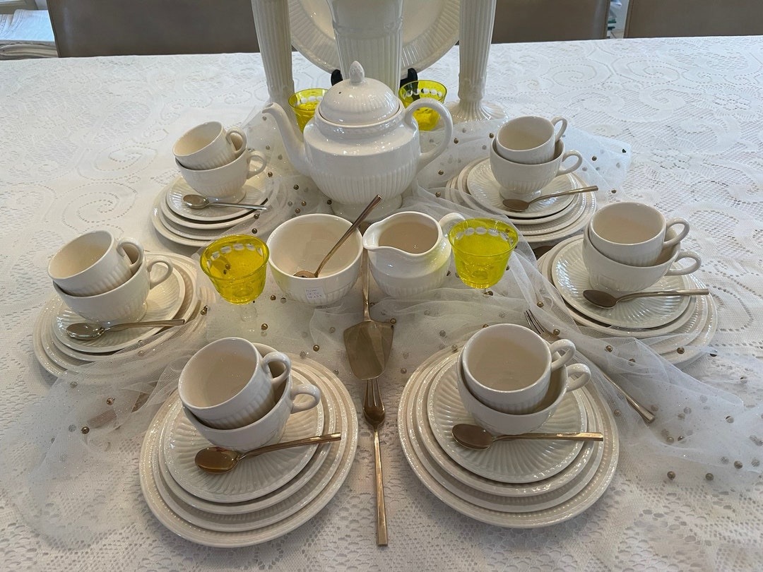 Wedgwood Edme Tea Service for 12 Place Settings, FREE SHIPPING, Wedding ...