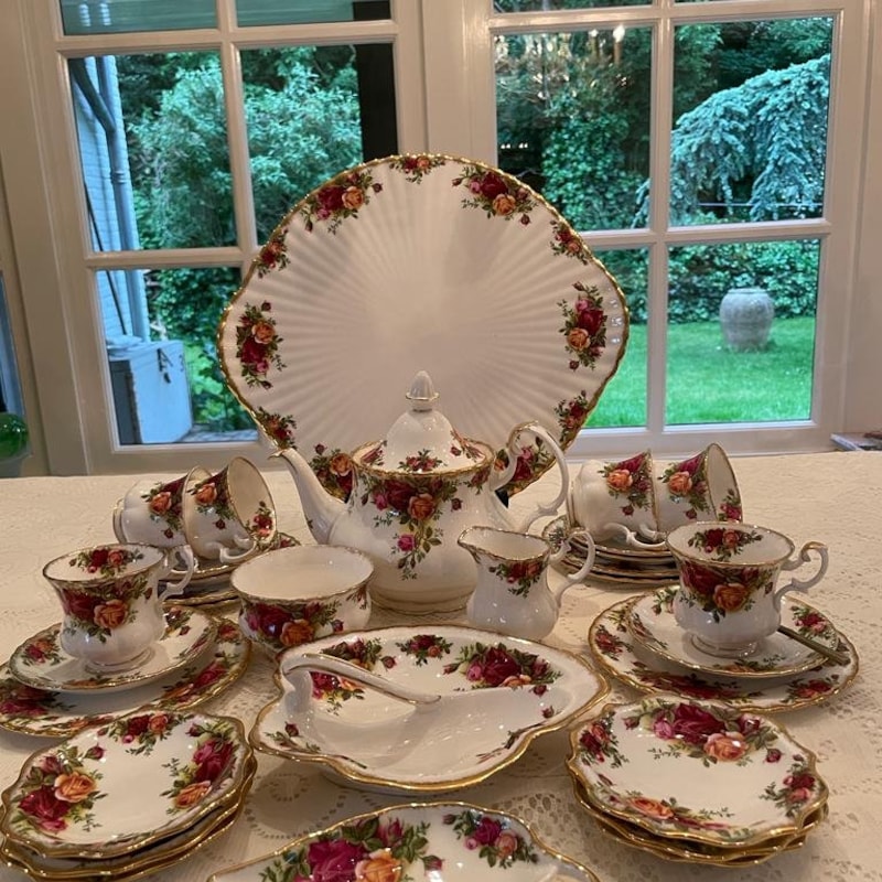 Royal Albert Tea Set - Etsy