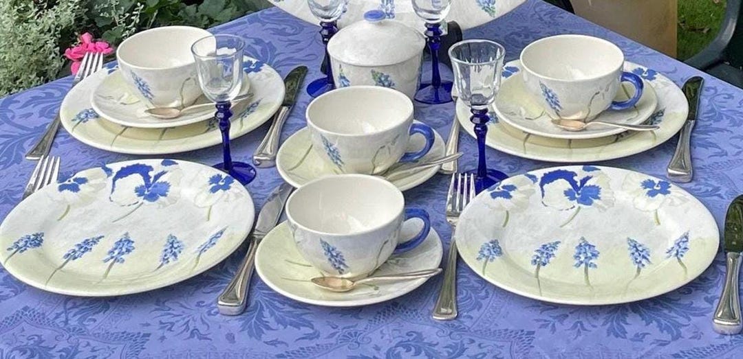 Faïencerie De Gien France Alice Breakfast Set, Birthday Gift, Gift for ...