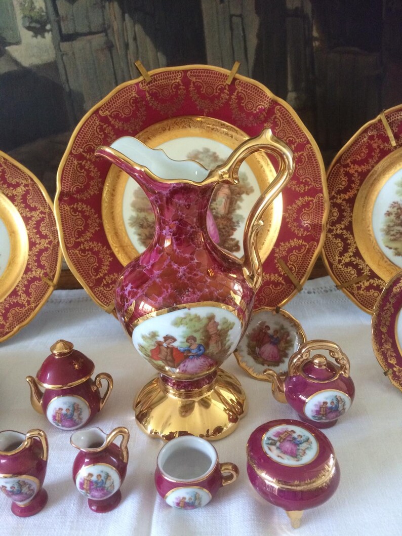 Limoges Set 16 Pieces With Miniatures Gift for Her - Etsy