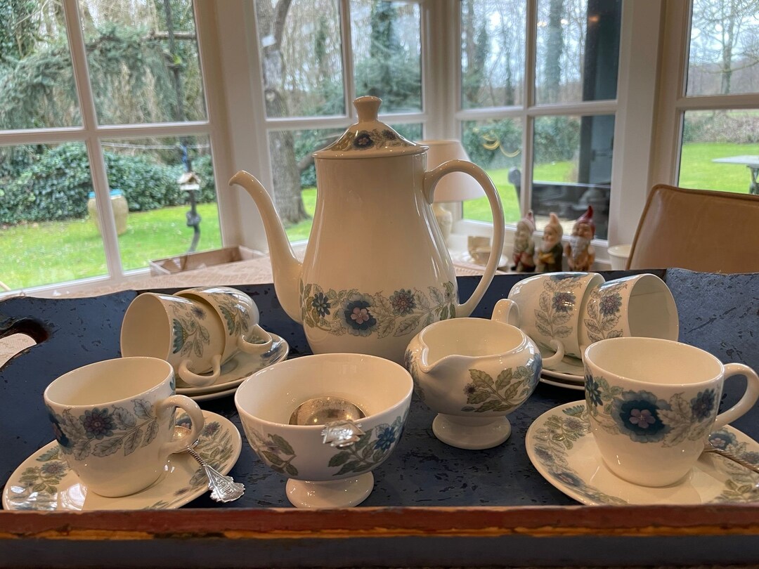 Wedgwood Clementine Coffee Service, Birthday Gift, Gift for Her - Etsy