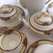 Victoria Bone China 35 Pieces Breakfast Service With 18 Karat Gold ...