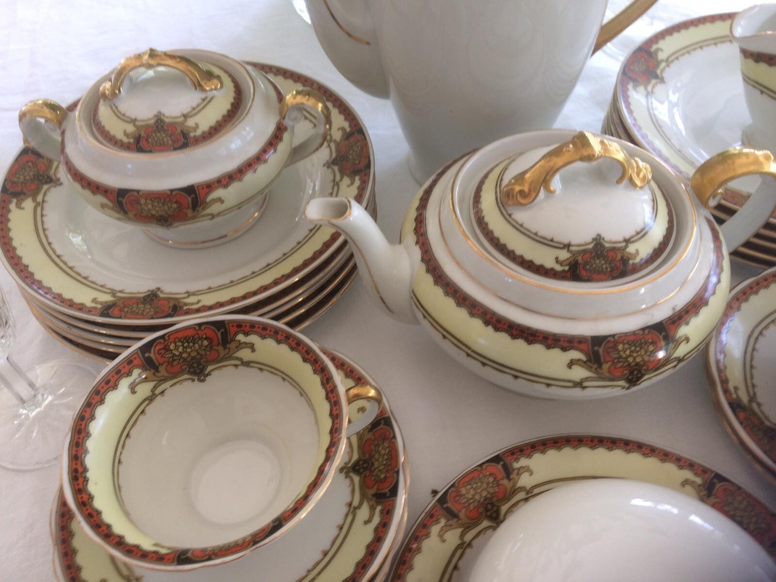 Victoria Bone China 35 Pieces Breakfast Service Wedding Gift - Etsy
