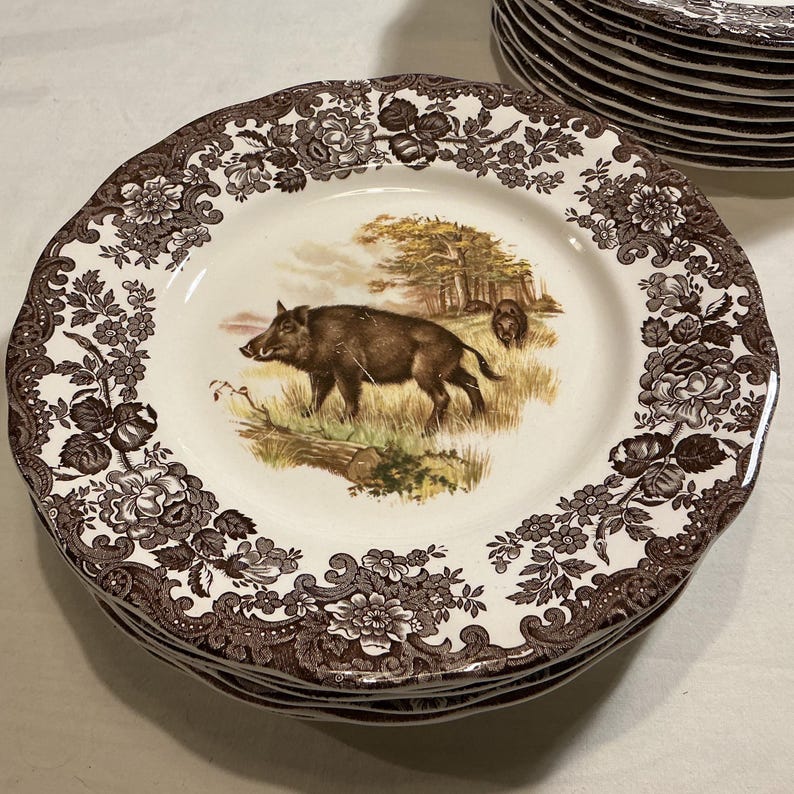 Palissy Game Series Dinnerware Open Stock Items, Dinner & Soup Plates ...