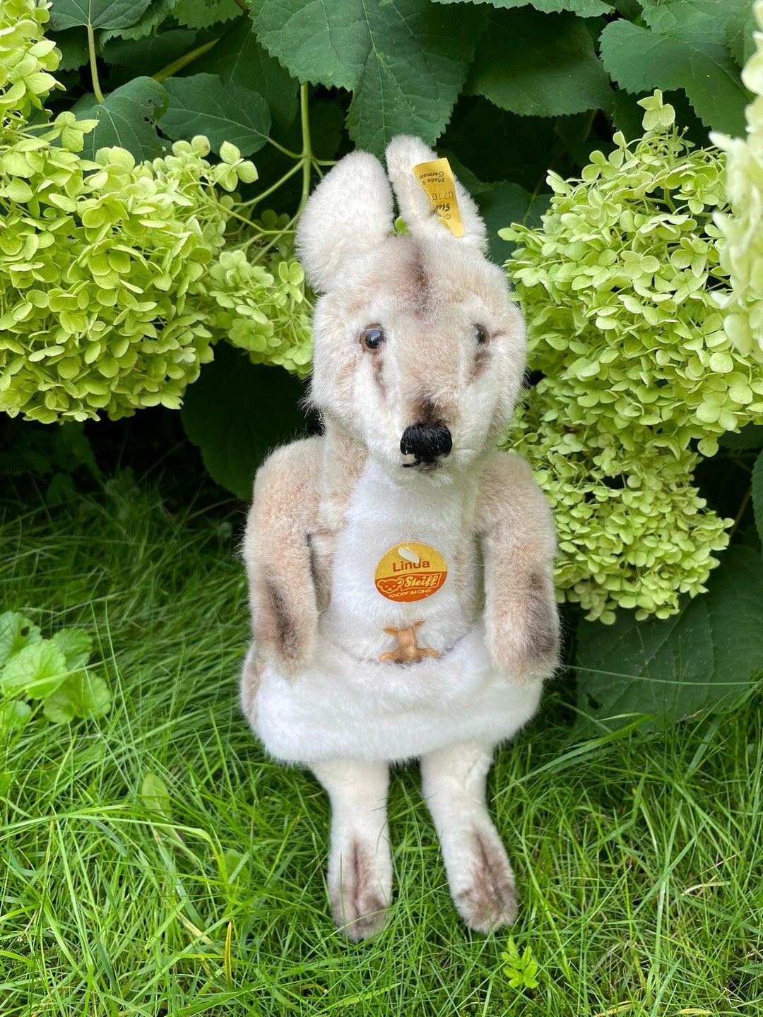 Steiff Kangaroo Linda With Little Joe 0710/35 With Tags, Collectors ...