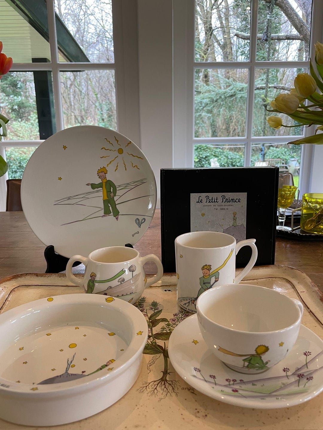 Faïencerie De Gien Le Petit Prince Items, Teacup, Mug, Bowl, Plates ...