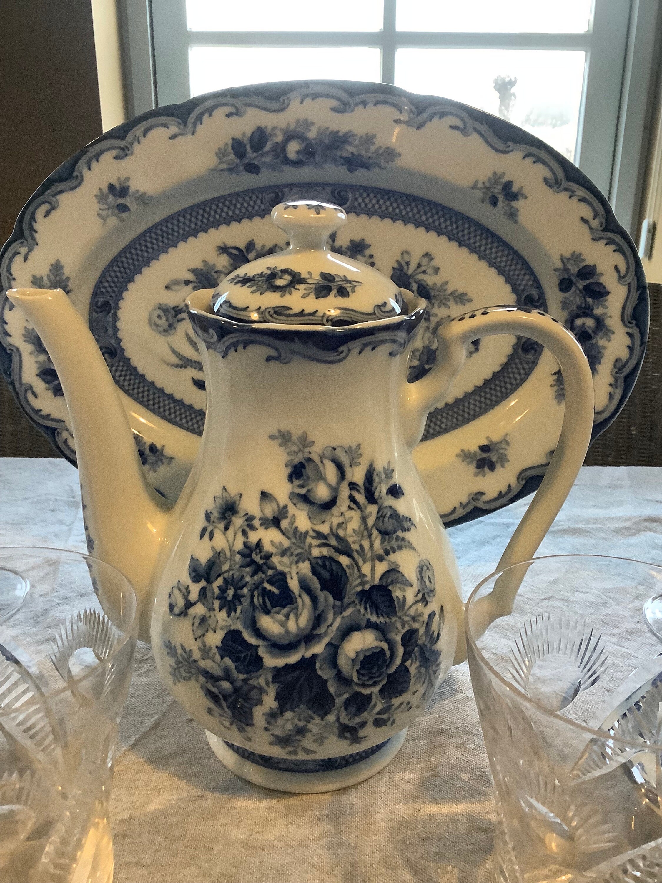 Blue Rose Coffee and Pastry Service, Wedding Gift, Bridal Shower Gift ...