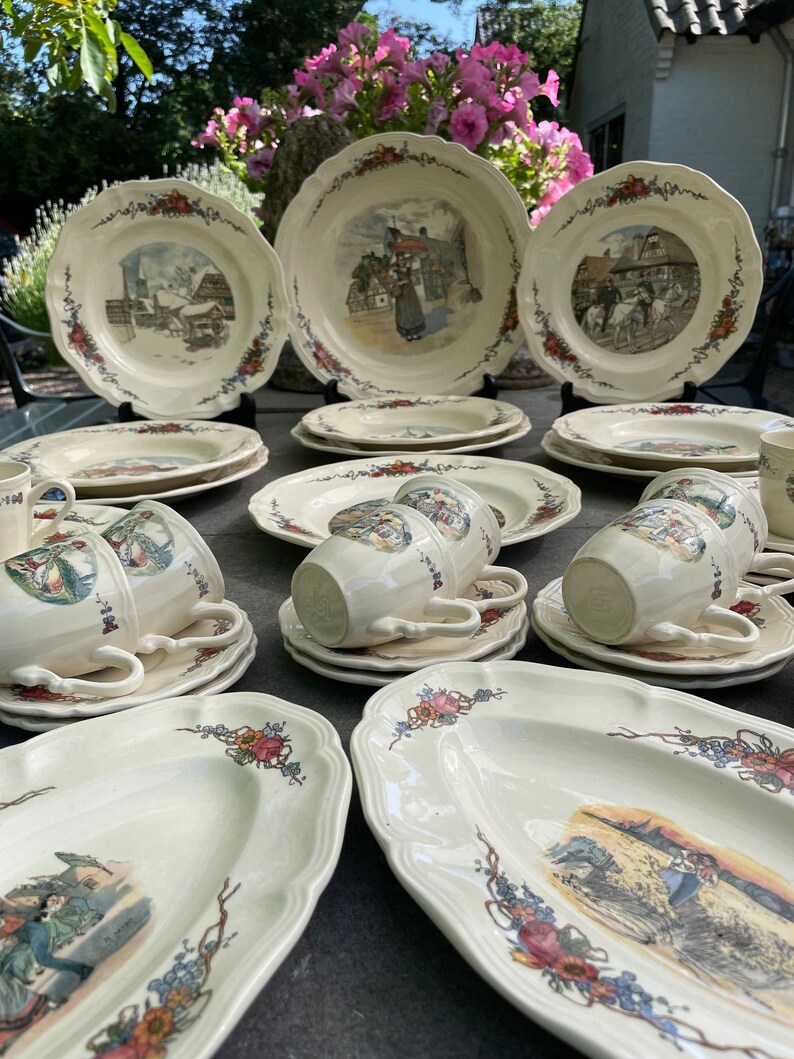 Sarreguemines Faïenceries Obernai Servies Verjaardagscadeau - Etsy