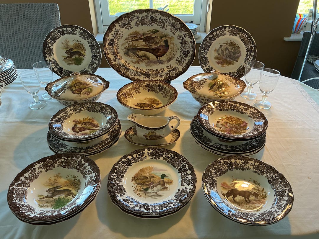 Palissy Game Series Dinnerware Open Stock Items, Dinner & Soup Plates ...