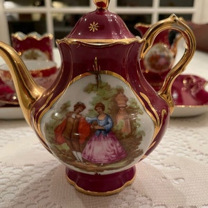Limoges Miniature Tea Service, FREE SHIPPING, Gift for Her, Collectors ...