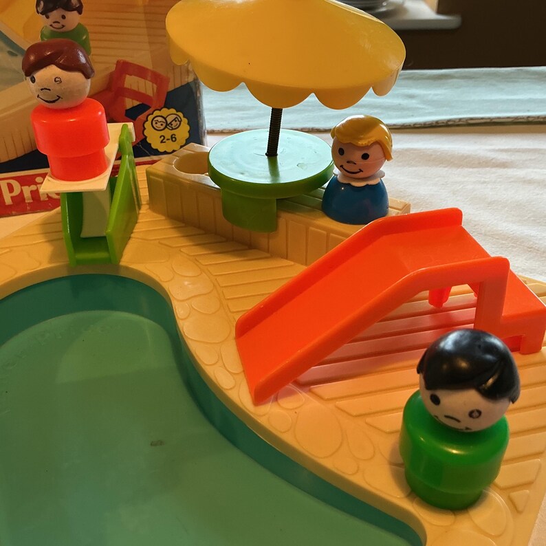 Fisher Price Swimming Pool Complete in Original Box, Collector’s Item ...