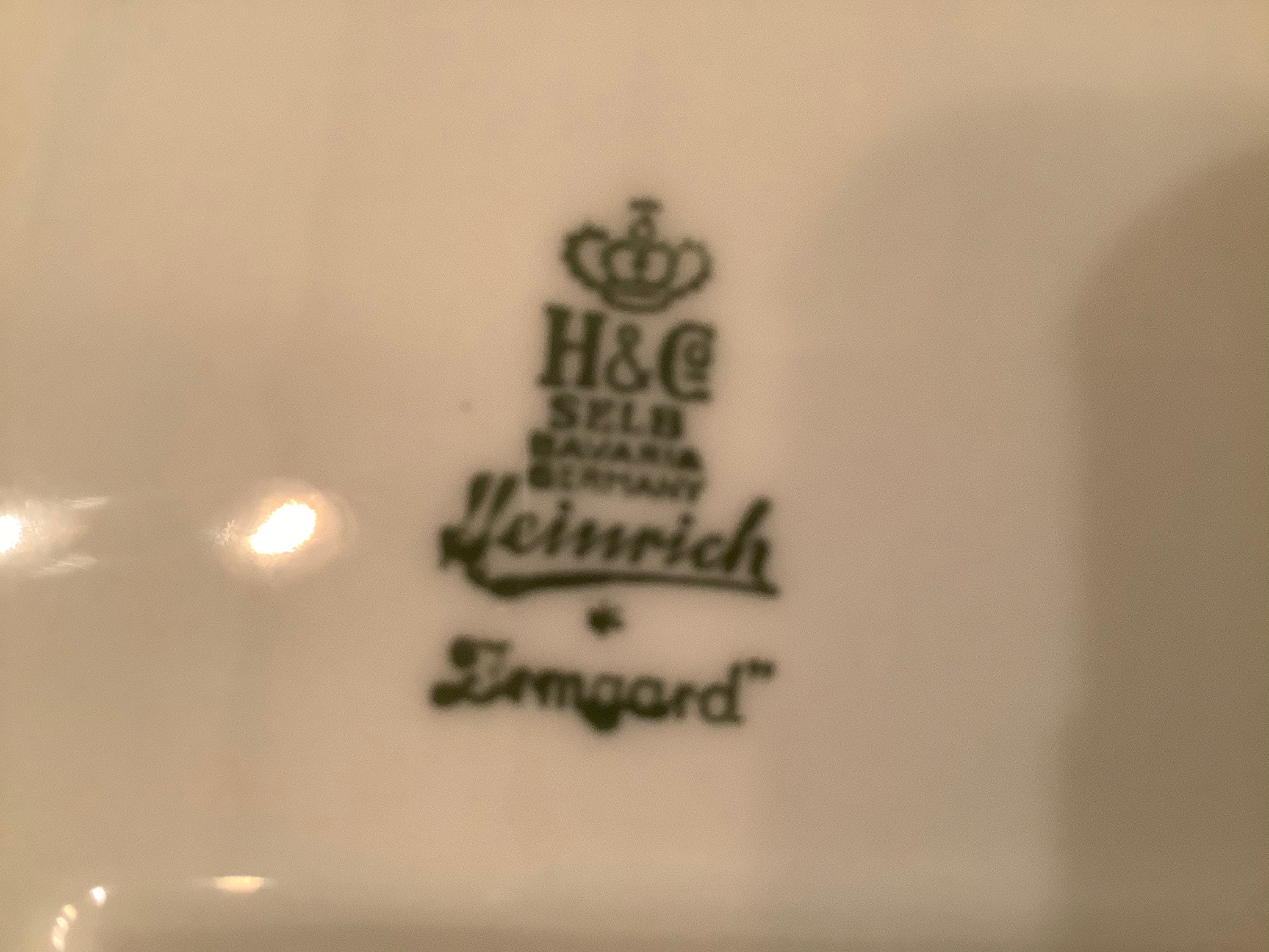 H & C Selb Bavaria Germany, Heinrich Ermgard Dinner Service, Wedding ...