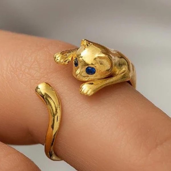 Adjustable Cat Ring - Etsy