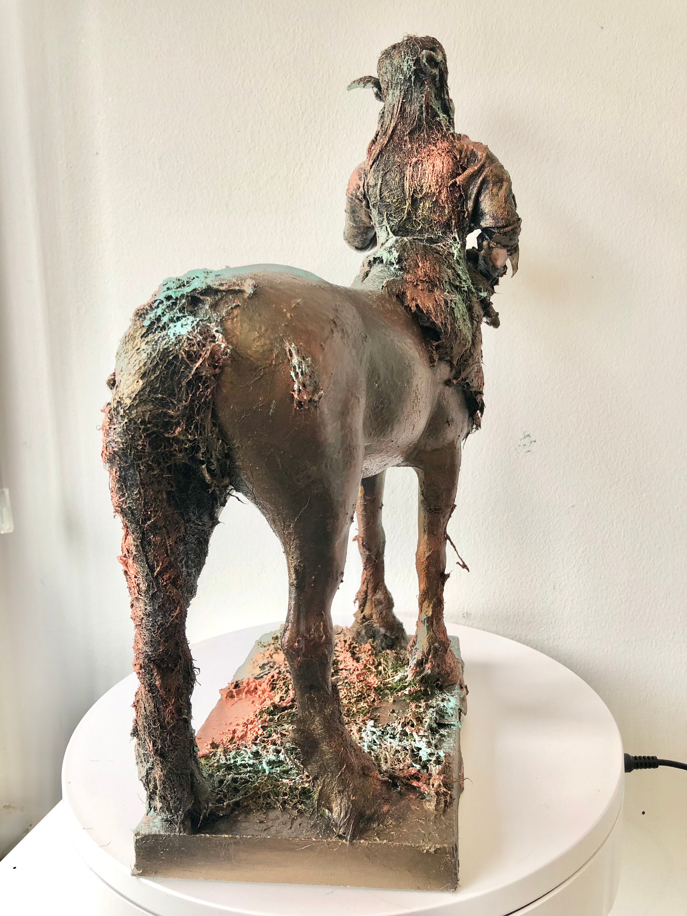 Centaur Patronus Glow in the Dark Sculpture Copper Effect - Etsy