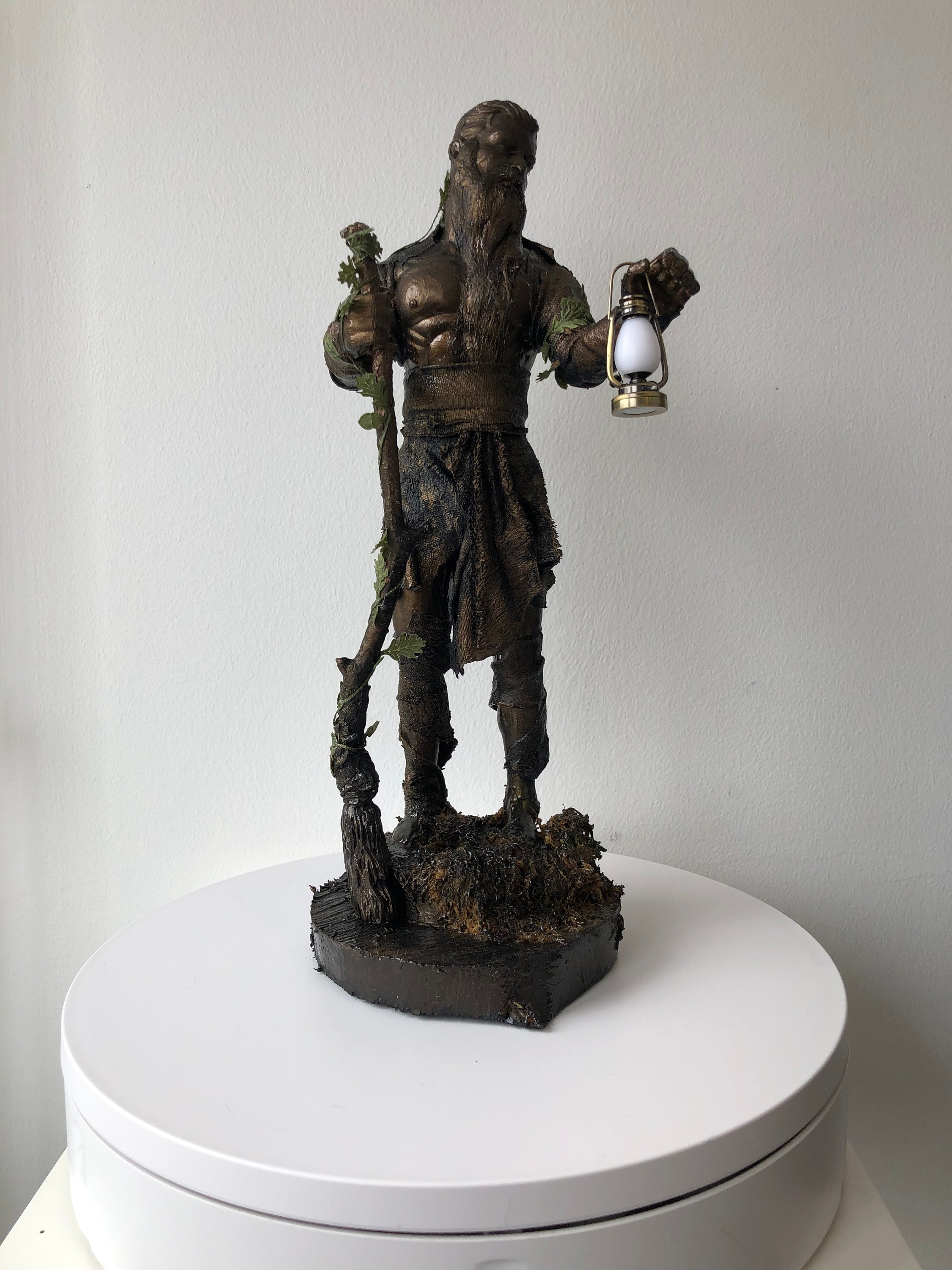 The Oak King Yule Bringer of Light Miniature Lantern Pagan Woodland ...