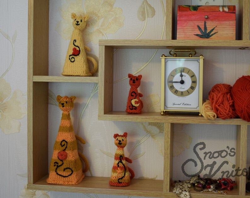 Quirky Cats Knitting Pattern Pattern Only - Etsy