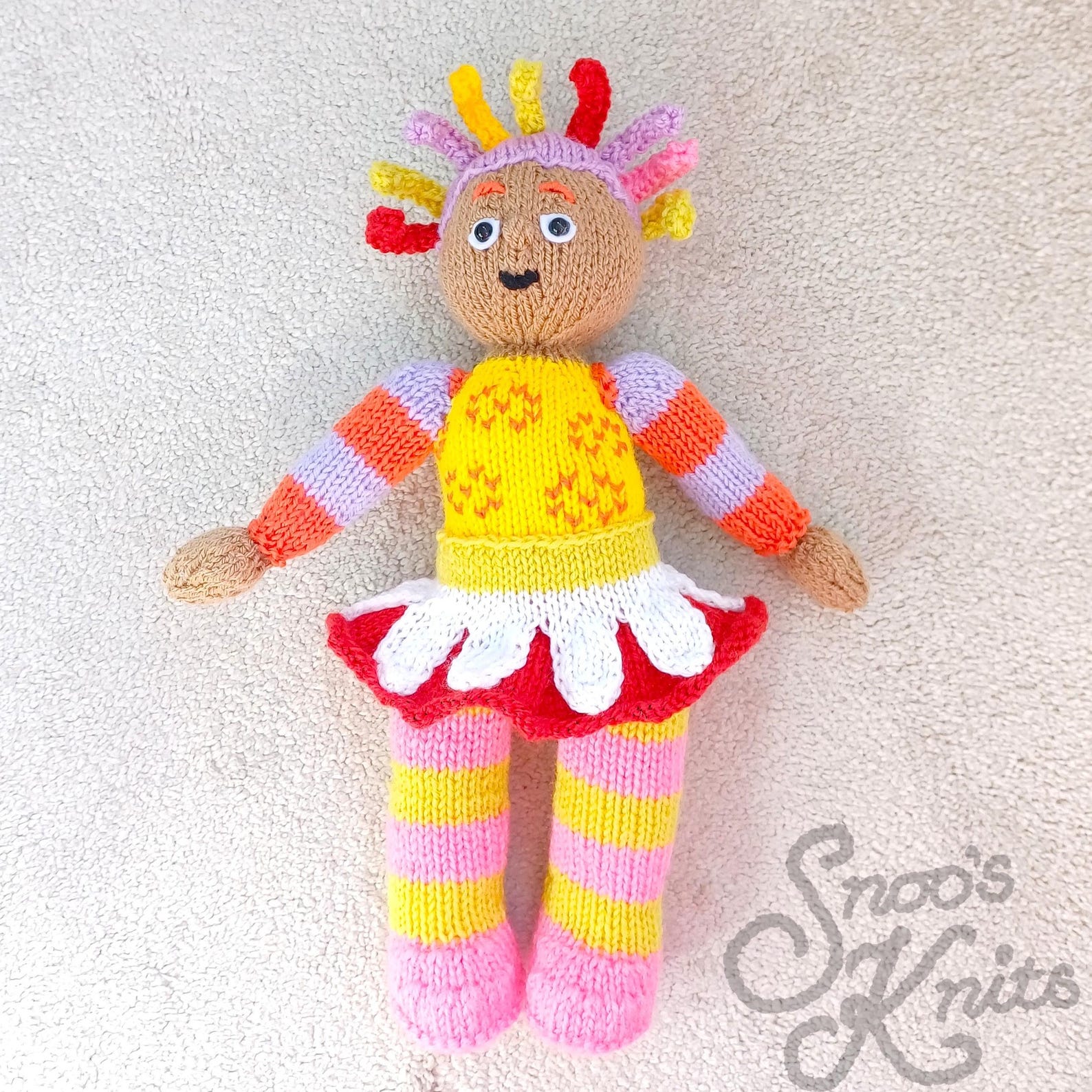 Upsy Daisy Knitting Pattern Snoo's Knits – Pattern Only - Etsy