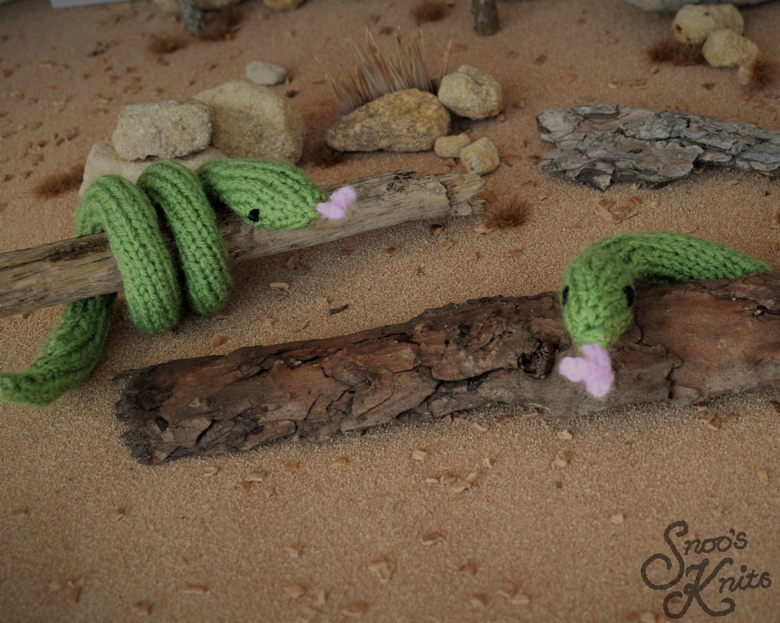 Four Snake Species Plus Basic Snakes Knitting Pattern - Etsy